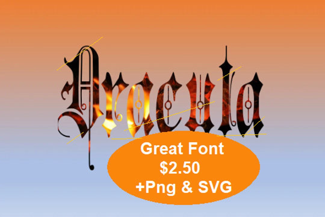 Dracula Font, Dracula Letters, Dracula Alphabet, Halloween Font ...