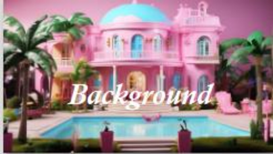 Doll House Background, Barb Backdrop, Doll House Backdrop, Barb ...