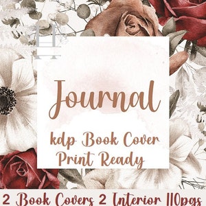 KDP Book Cover With Journal Paper Interior, 2 Book Covers, 2 Interiors ...