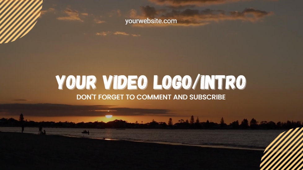 Video Intro Video Logo Youtube Video Intro Editable Youtube - Etsy