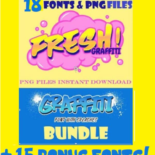 Airbrush Font - Etsy