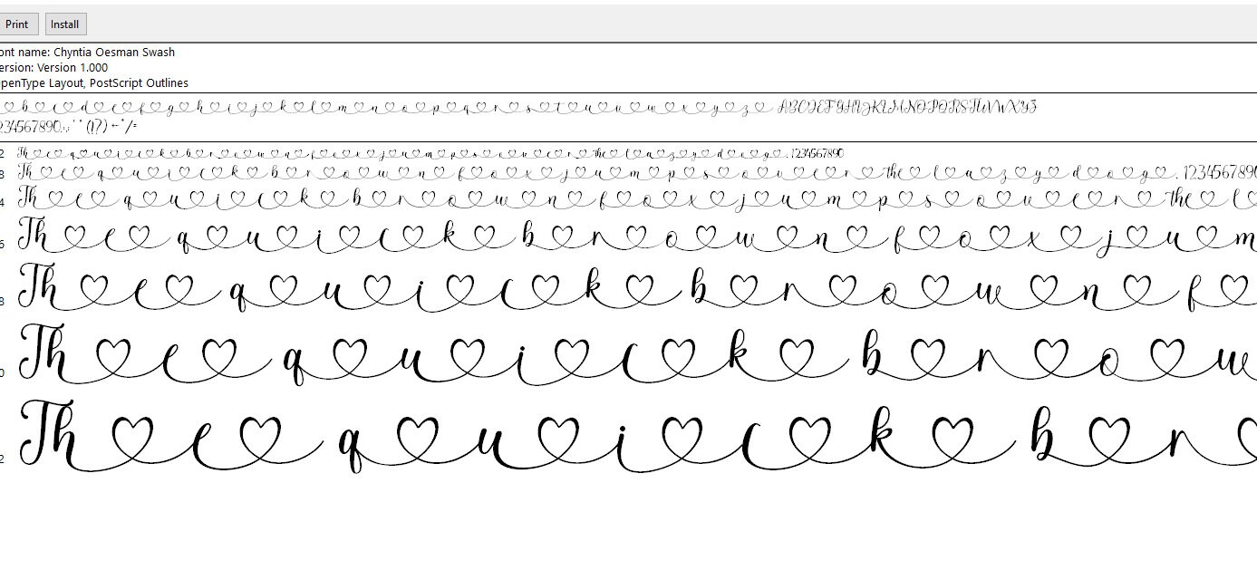 Font With Tail! Hello Font, Handwriting Font, Tail is Automatically ...
