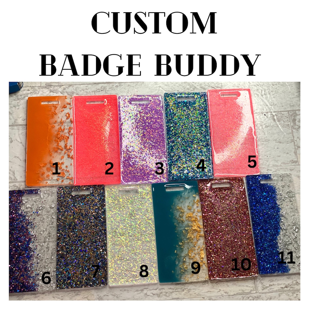 Badge Buddies, Custom Badge Buddy, ID Badge Buddy, Title Badge Buddy, Title Badge - Etsy