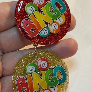 Bingo Keychains Bingo Lovers Bingo Player Gift Bingo Good Luck ...