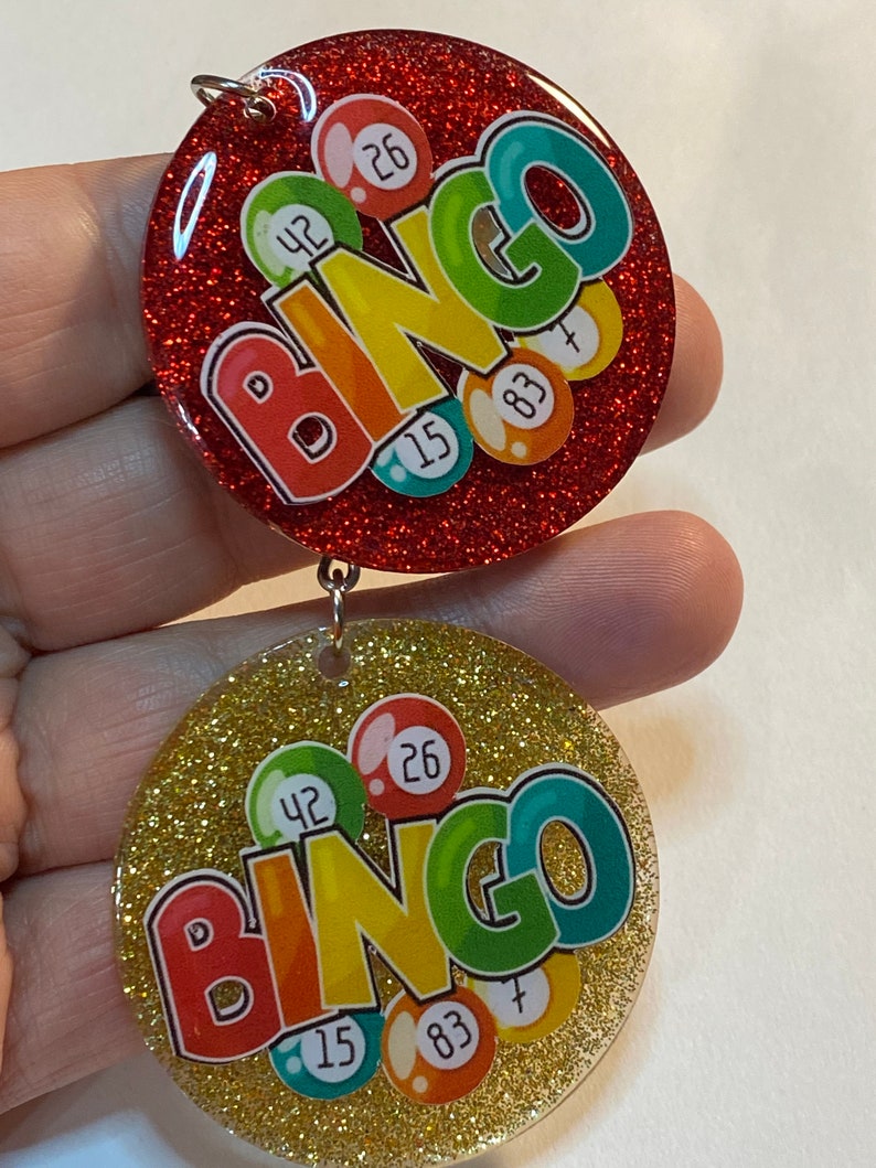 Bingo Keychains Bingo Lovers Bingo Player Gift Bingo Good Luck ...