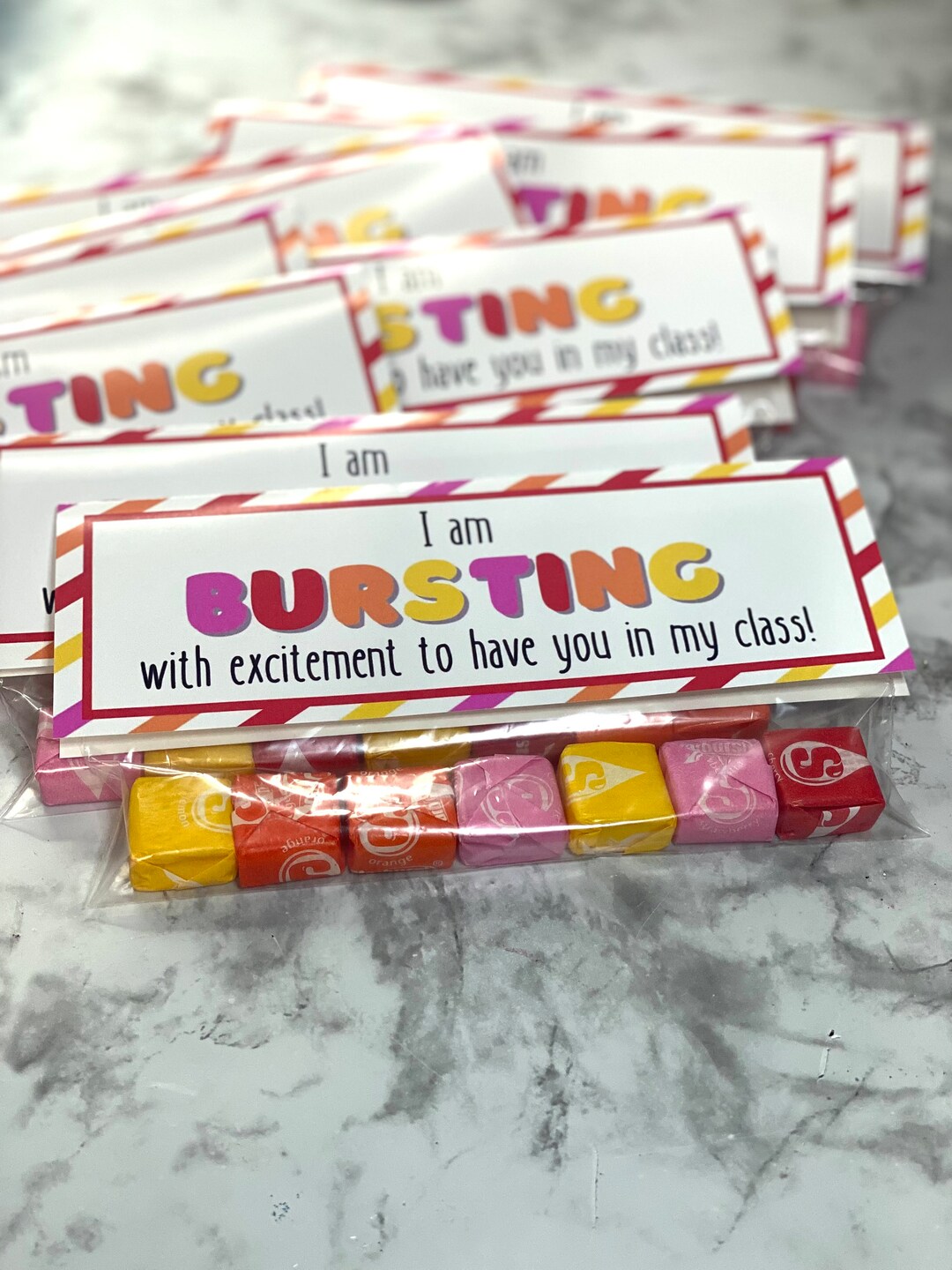 Bursting Student Treats, First Day of School Treats, Teacher Gifts ...