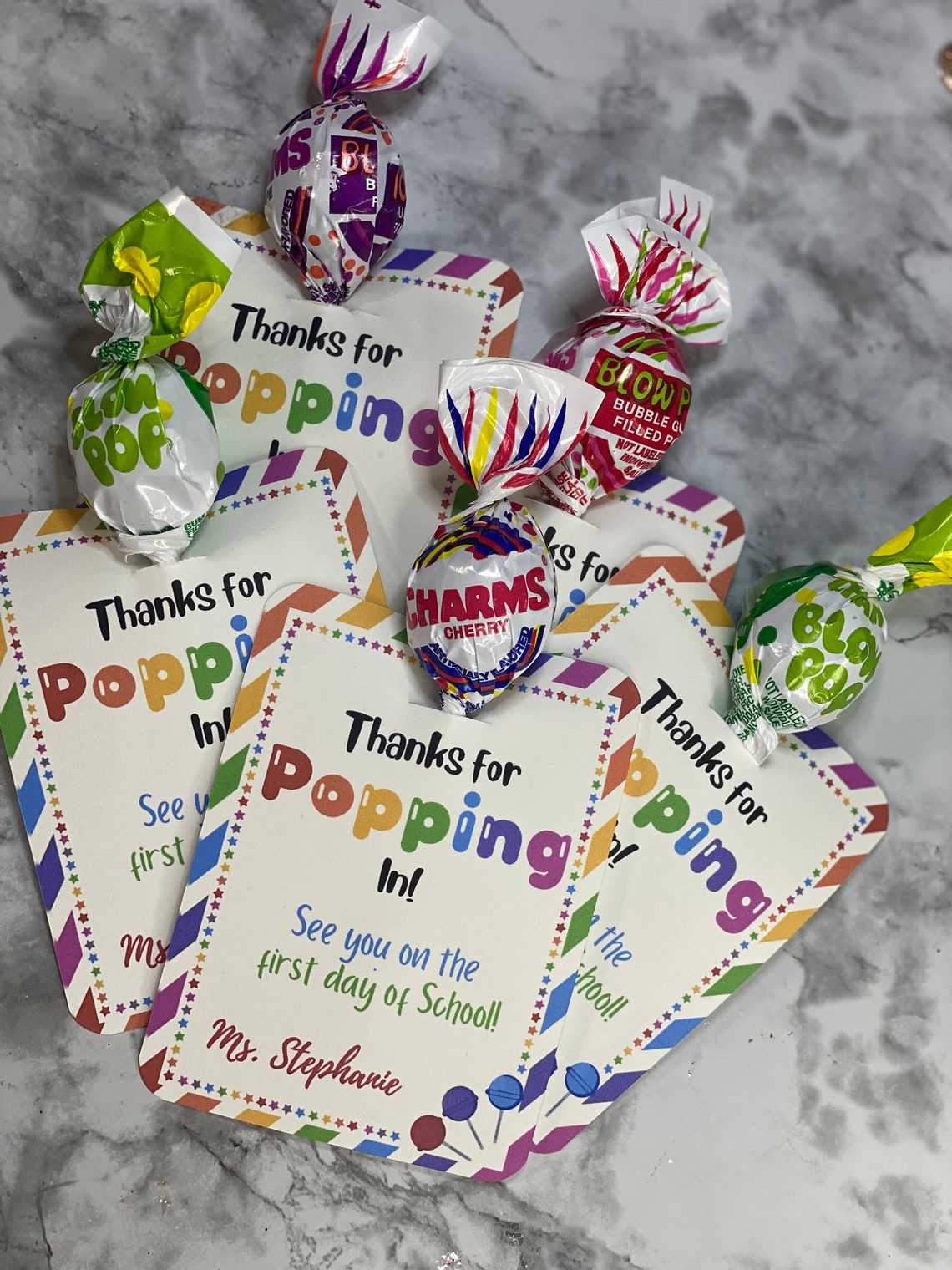 Thanks for Popping in Open House Treats - Etsy