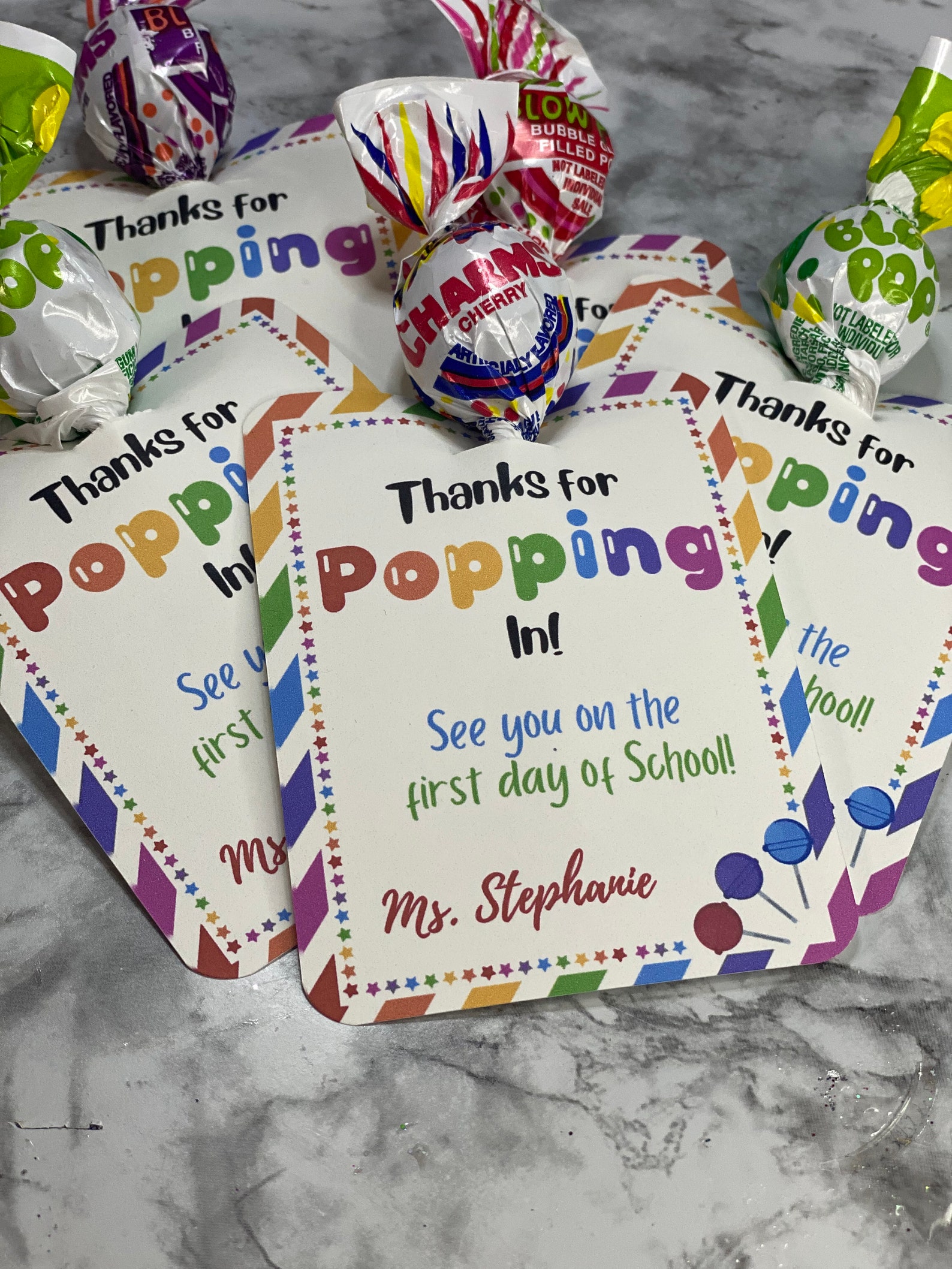 Thanks for Popping in Open House Treats - Etsy