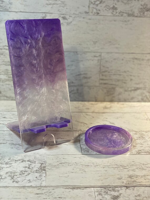 Phone Stand/ Tablet Stand With Coaster | Etsy