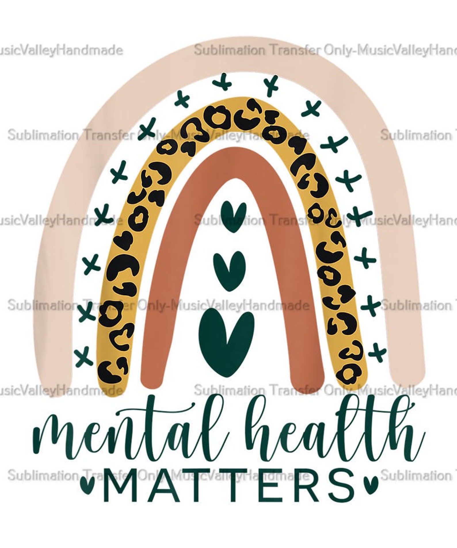 Mental Health Matters Rainbow Mental Health Awareness Etsy