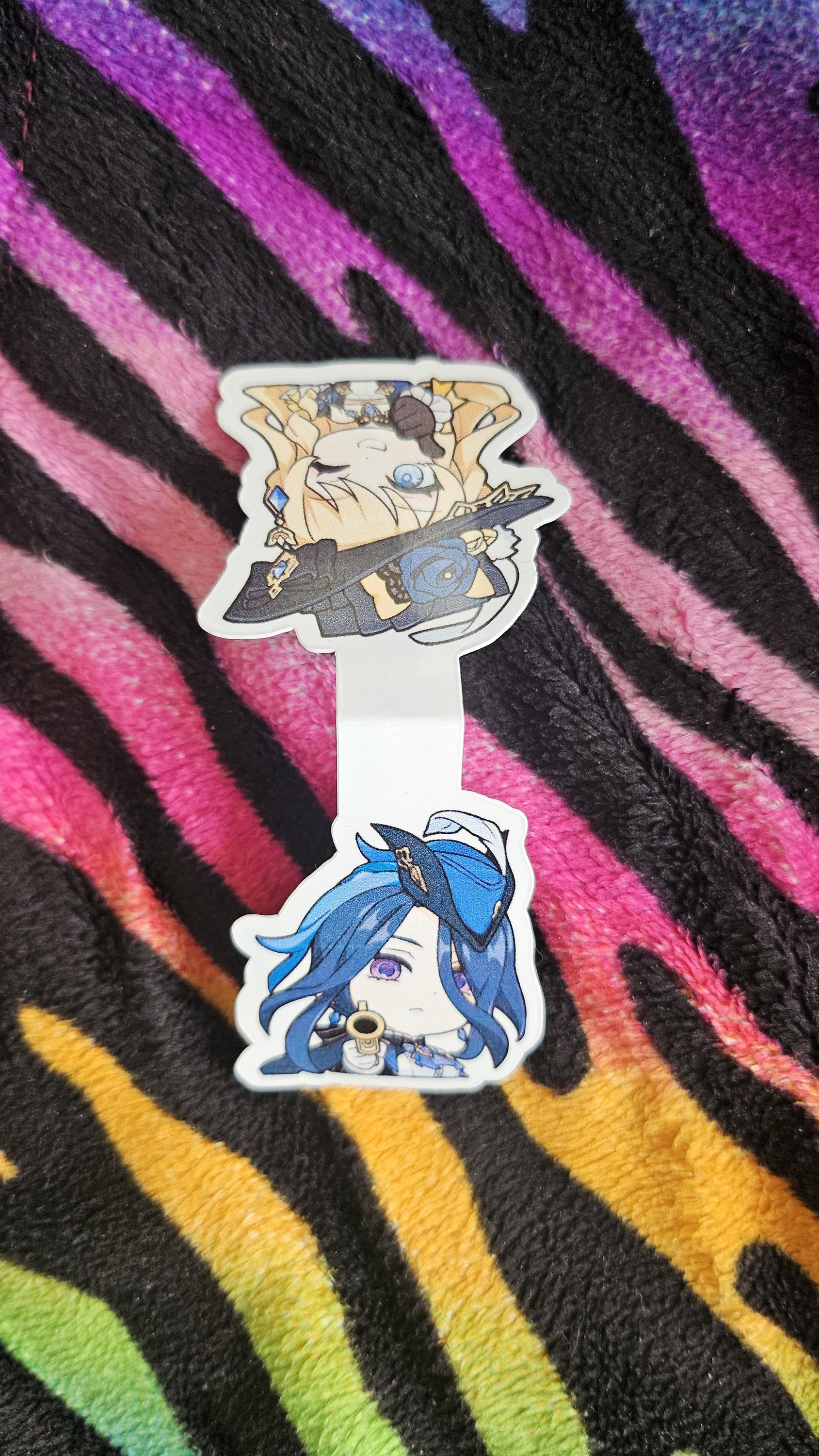 Genshin Emotes Magnetic Bookmark pls Read Description - Etsy