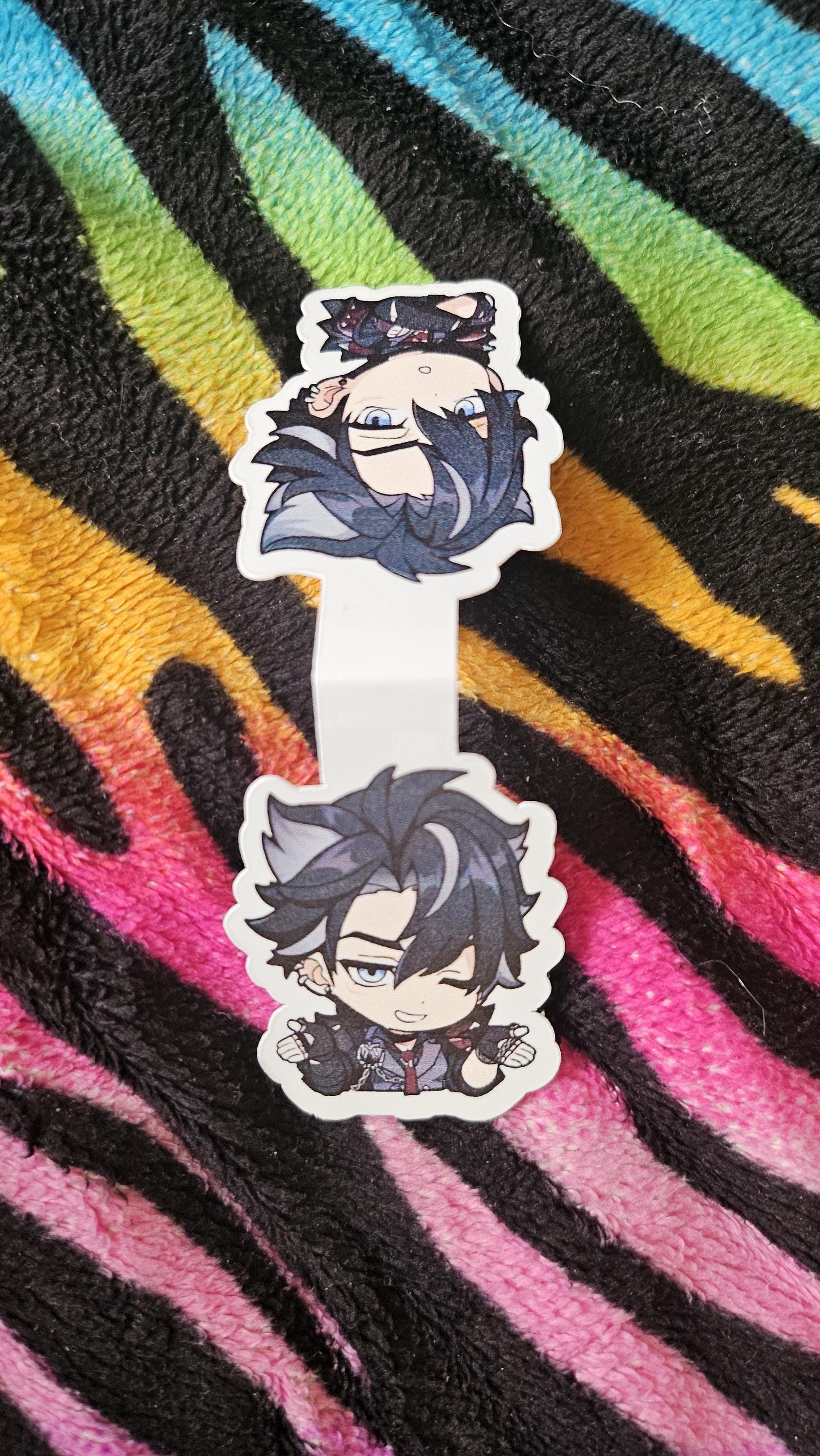 Genshin Emotes Magnetic Bookmark pls Read Description - Etsy