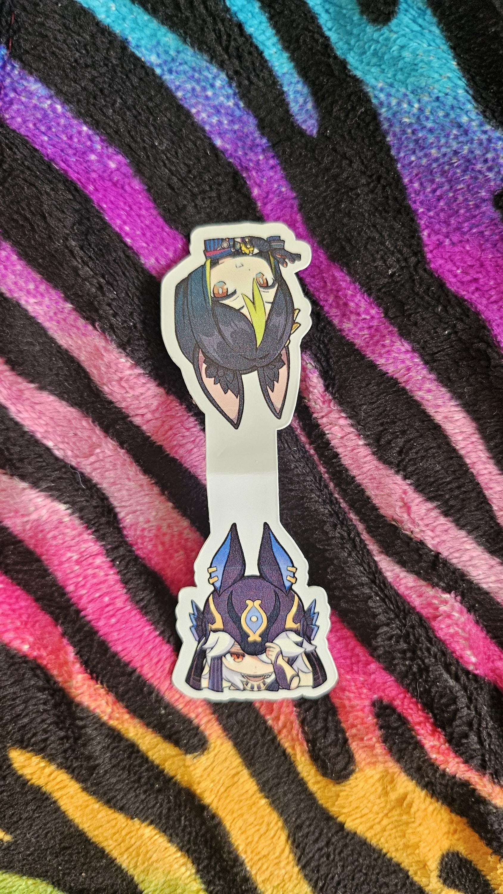 Genshin Emotes Magnetic Bookmark (pls Read Description) - Etsy