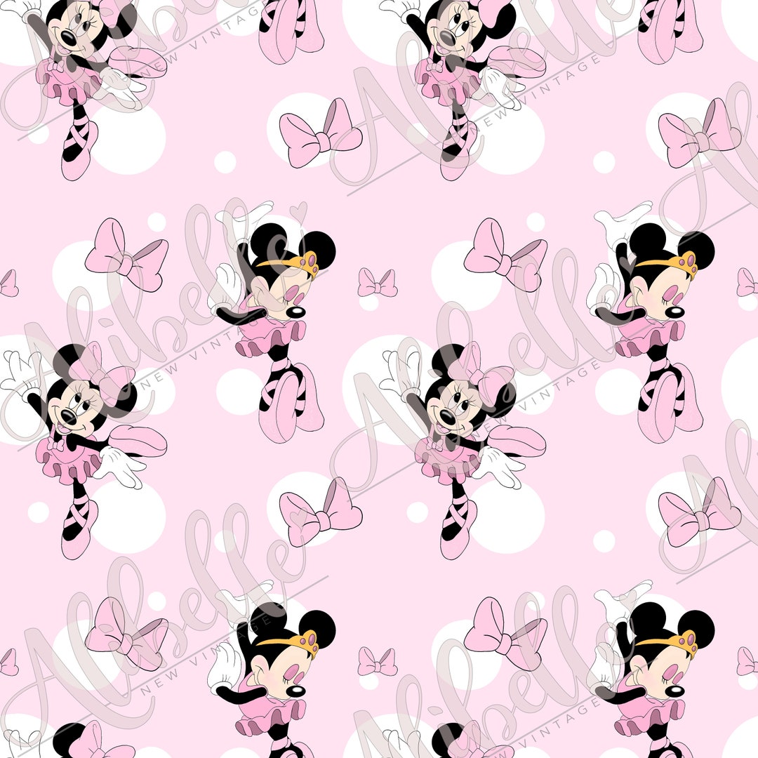 Ballet Mouse Seamless Design - Etsy