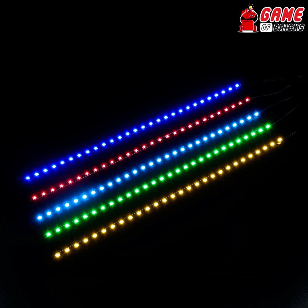 Game of Bricks LED Strip Lights for LEGO® pack of 5 - Etsy