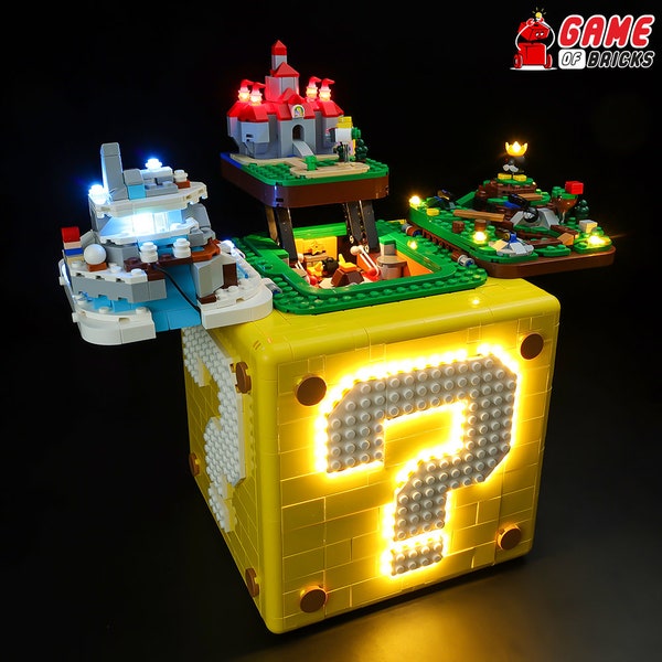 Super Mario Question Block Light - Etsy