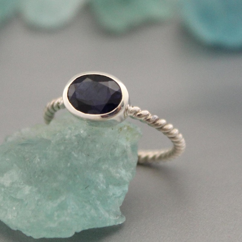 Iolite Ring - Etsy