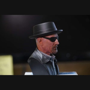 Breaking Bad Statue - Walter White Bust, Statue, Heisenberg, Movie ...