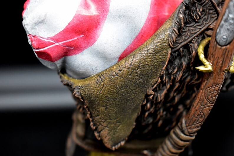 God of War Kratos Bust Crato Buste Video Games Statue Gamer - Etsy