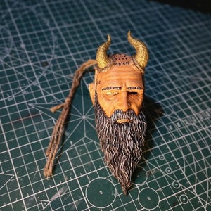 Mimir Head God of War, Crato Buste, Kratos Bust, Krato Bust Sculpture ...