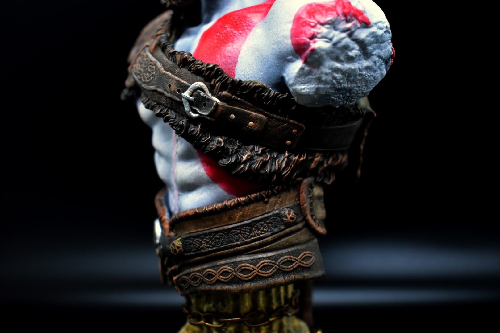 God of War Kratos Bust Crato Buste Video Games Statue Gamer - Etsy