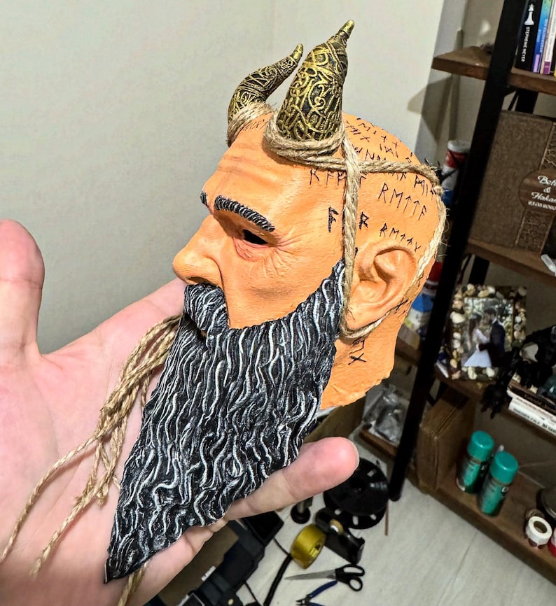 Mimir Head God of War, Crato Buste, Kratos Bust, Norse Mythology, Video ...