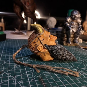 Mimir Head God of War, Crato Buste, Kratos Bust, Krato Bust Sculpture ...