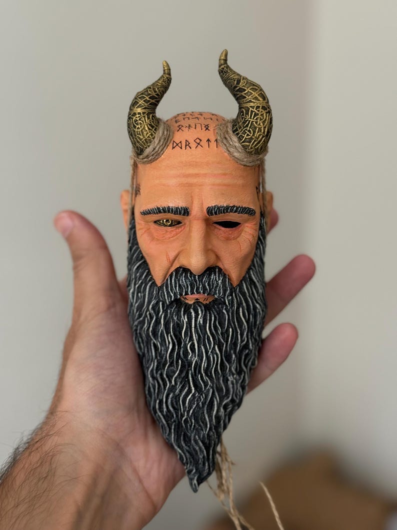 Mimir Head God of War, Crato Buste, Kratos Bust, Norse Mythology, Video ...