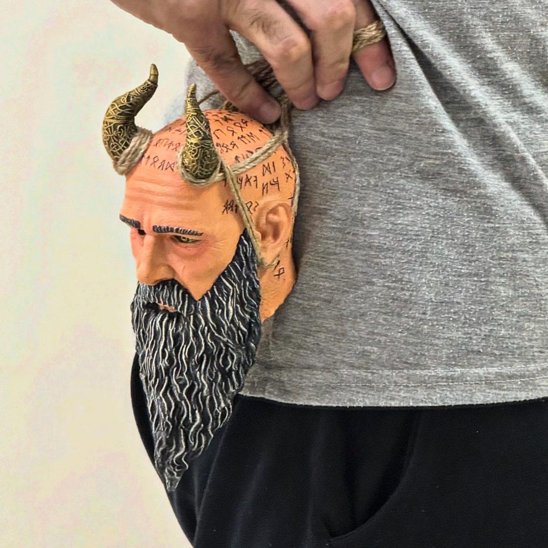 Mimir Head God of War, Crato Buste, Kratos Bust, Norse Mythology, Video ...