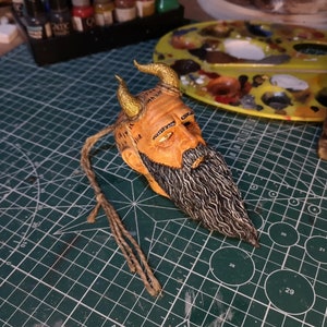 Mimir Head God of War, Crato Buste, Kratos Bust, Krato Bust Sculpture ...