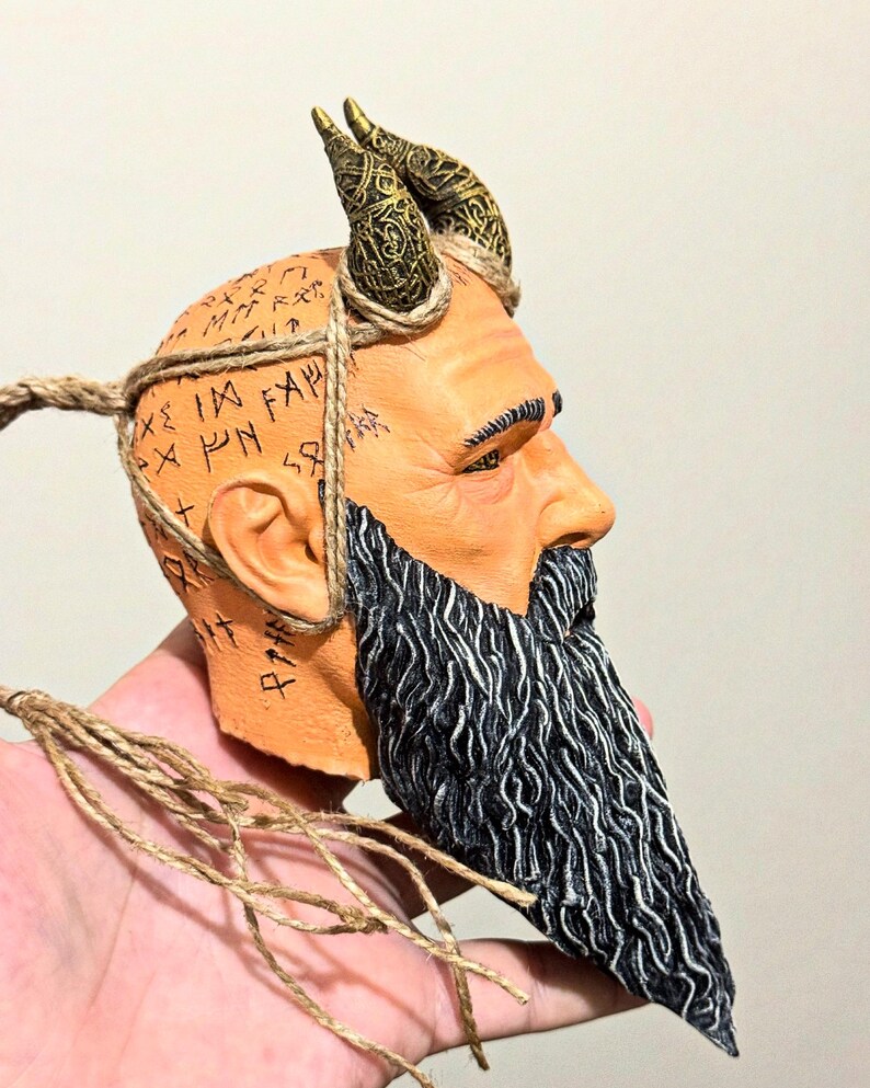 Mimir Head God of War, Crato Buste, Kratos Bust, Norse Mythology, Video ...