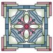 Square Stained Glass Pattern, Instant Download, Printable PDF, Coloring ...