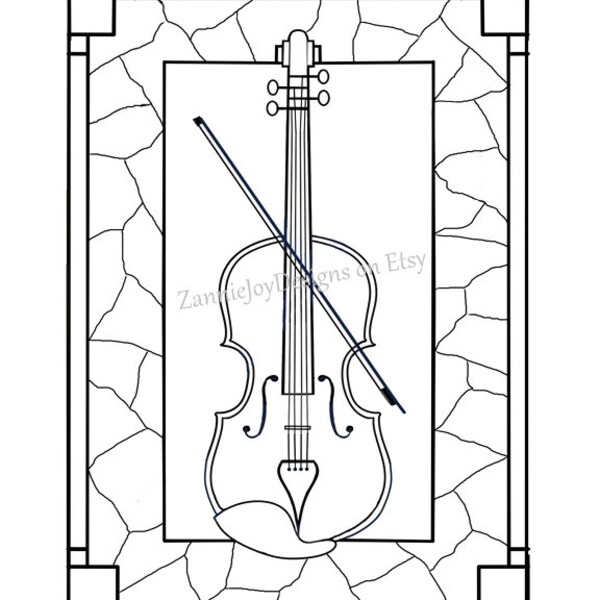 Musical Instrument Coloring Pages - Etsy