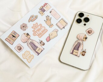My Hijab Crown Waterproof Stickers for Iphone - Etsy
