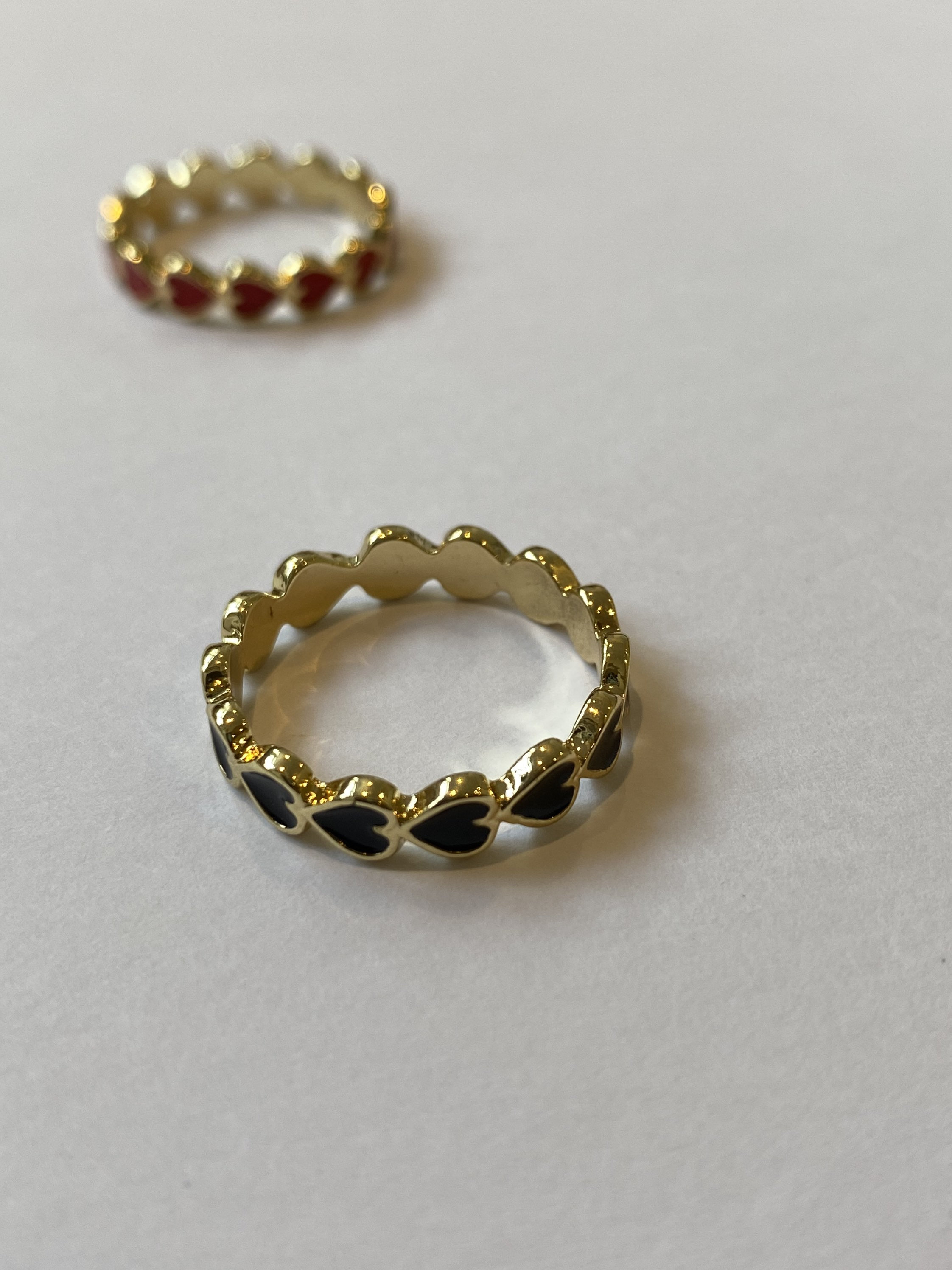 Pastel enamel ring Boho Ring Pastel Jewellery Gift for | Etsy