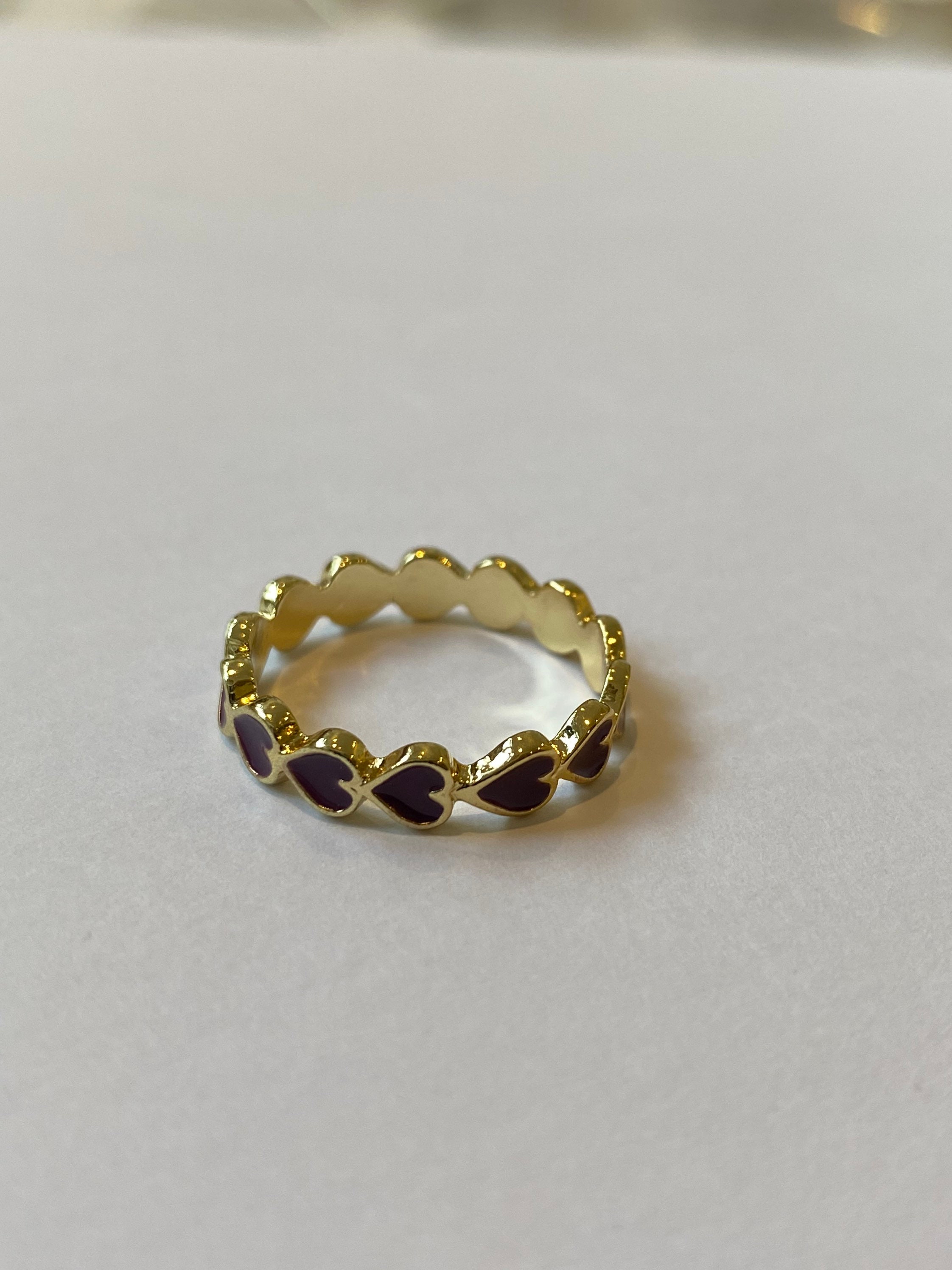 Pastel enamel ring Boho Ring Pastel Jewellery Gift for | Etsy