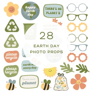 Earth Day Photo Props, Earth Day Photo Booth Props, Earth Day Printable ...