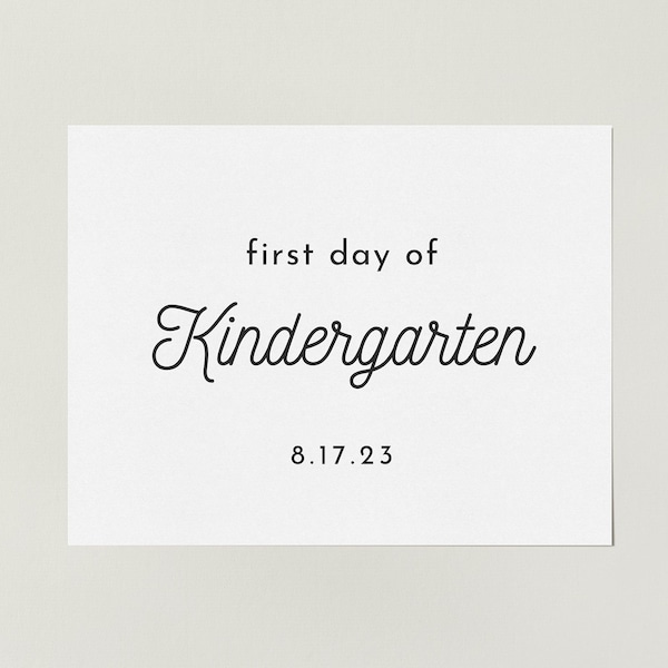 First Day of School Sign - Etsy