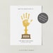 Father's Day Trophy Handprint Art Printable 1 DAD Trophy Handprint ...