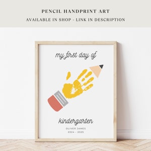 Apple First Day of School Handprint Craft | Back to School Printable ...