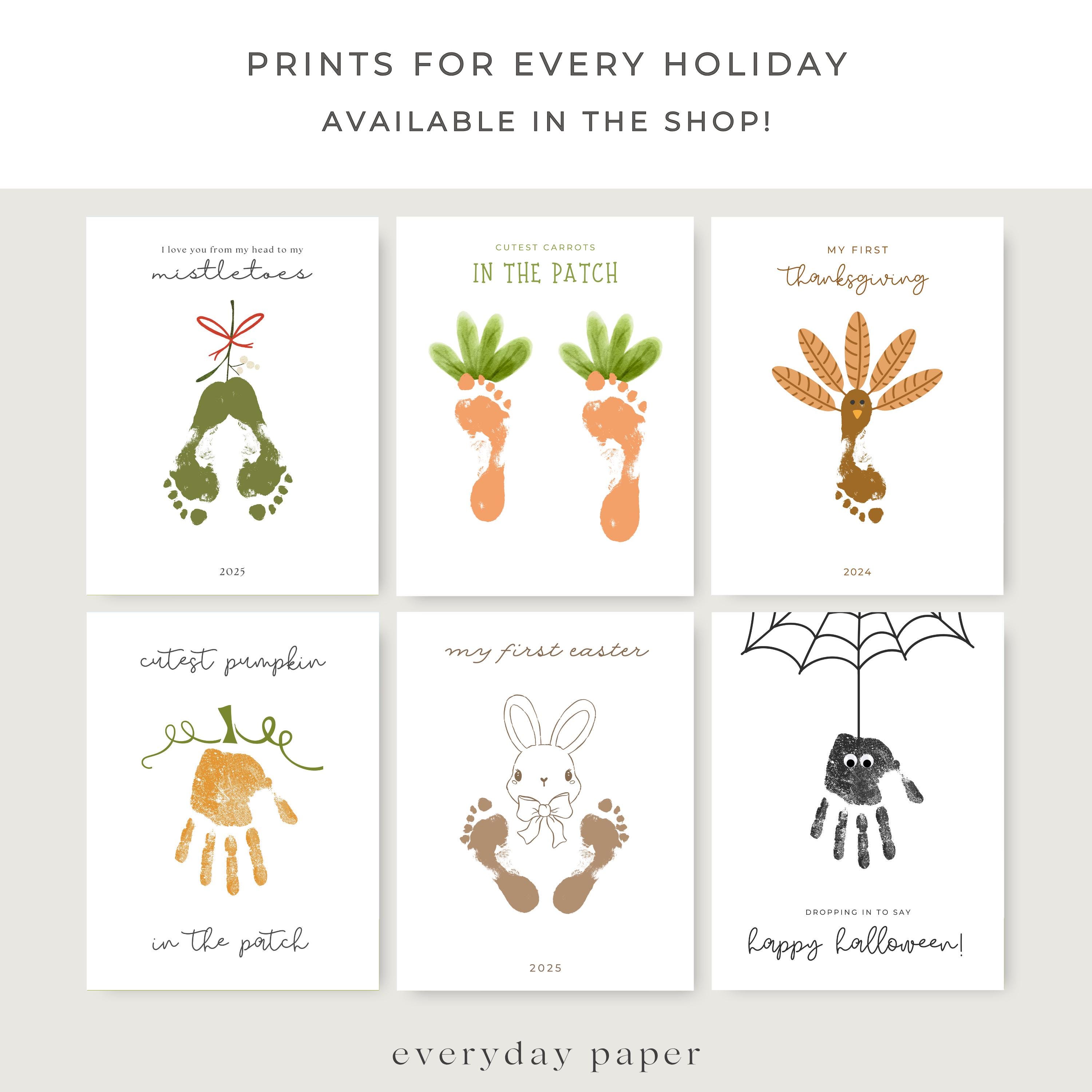 Pumpkin Handprint Art Craft, Cutest Pumpkin in the Patch Printable ...