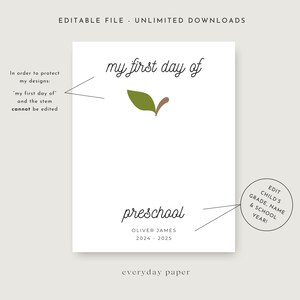 Apple First Day of School Handprint Craft | Back to School Printable ...