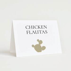 Fiesta Birthday Party Editable Food Cards | First Fiesta Food Card ...