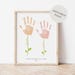 Love You Bunches Handprint Art Printable | Dad Flower Bouquet Handprint ...