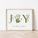 Joy to the World Christmas Handprint Craft, Church Sunday School ...