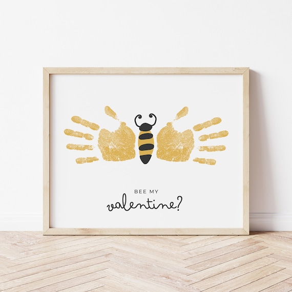 Bee Handprint Craft Template
