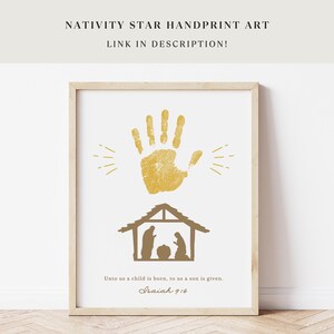 Joy to the World Christmas Handprint Craft, Church Sunday School ...
