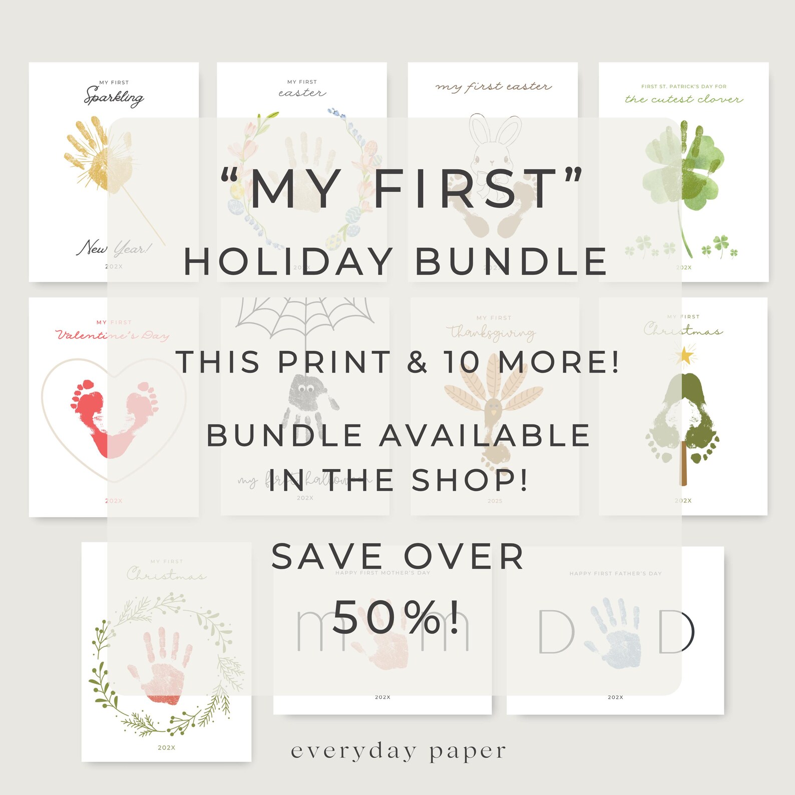 My First Easter Handprint Craft, Baby's 1st Easter Handprint Art ...