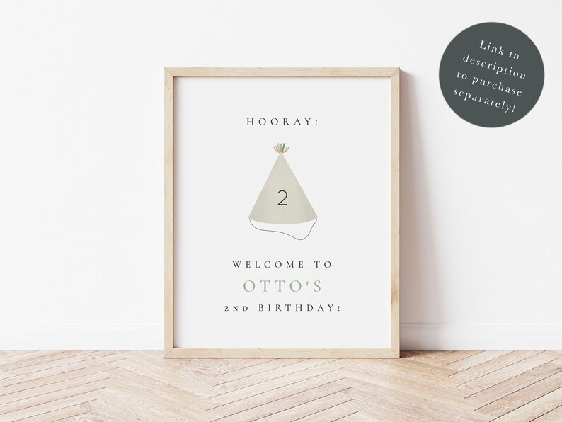 Party Hat Birthday Party Invitation Template Digital - Etsy