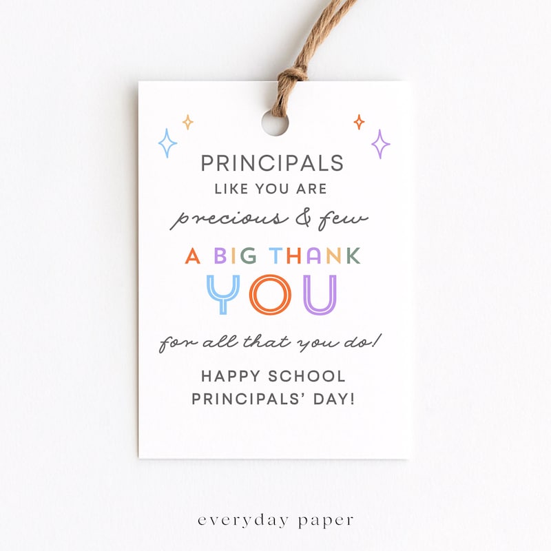 Principal Appreciation Craft - Etsy